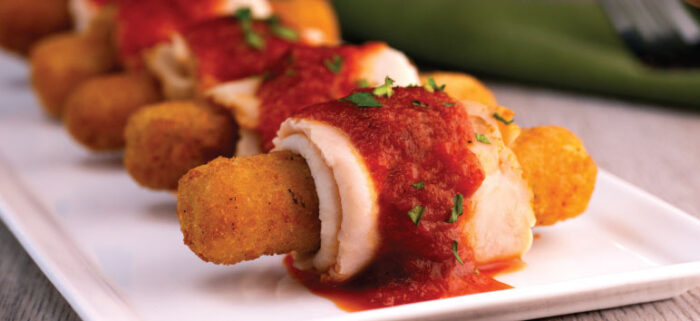 Ajinomoto Foodservice North America | Chicken Parmesan Mozzarella Stick ...